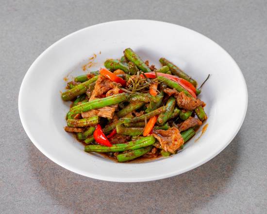 21. Pad Pik Khing ผัดพริกขิง 🔥🦐 VG GF | GOR GAI THAI STREET FOOD